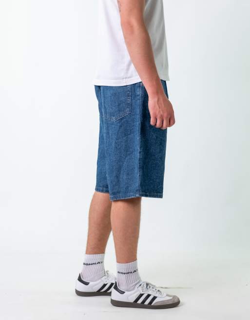 Vintage Wrangler 38" Denim Jorts Shorts Blue | ASOS