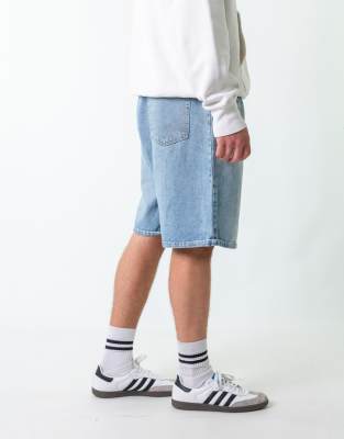 Vintage Wrangler 38" Denim Jorts Shorts Light Blue | ASOS