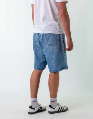 Vintage Wrangler 38" Denim Jorts Shorts Light Blue | ASOS