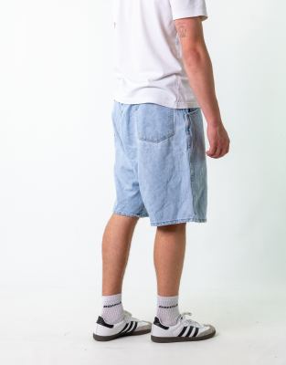 Vintage Wrangler 38" Denim Jorts Shorts Light Blue | ASOS