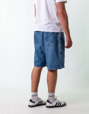 Vintage Wrangler 38" Denim Jorts Shorts Light Blue | ASOS