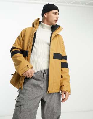 Volcom JP ski jacket in brown | ASOS