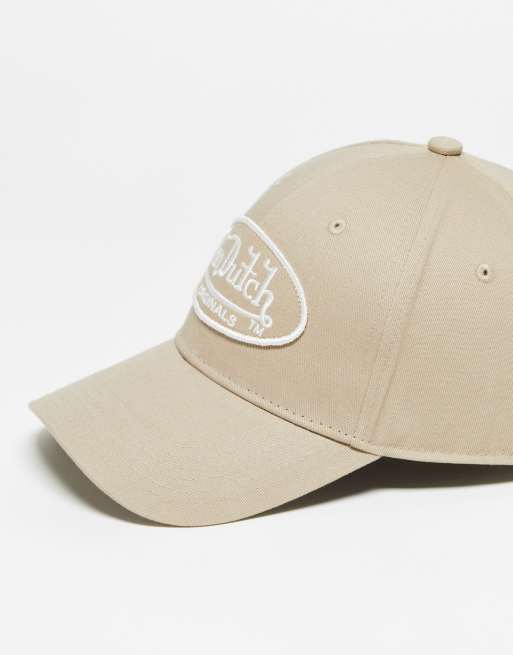 Von Dutch baseball cap in beige | ASOS
