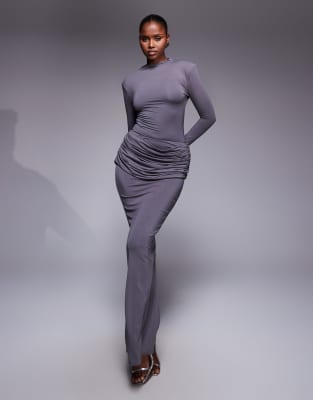 Wanderdoll Ashtin second skin shoulder pad high neck long sleeve ...