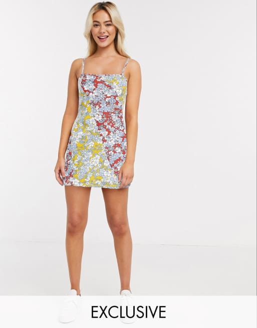 Wednesdays Girl Mini Cami Dress In Summer Floral Asos