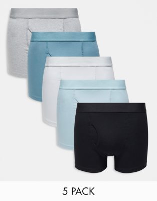 Weekday 5-pack boxer briefs in multi | ASOS