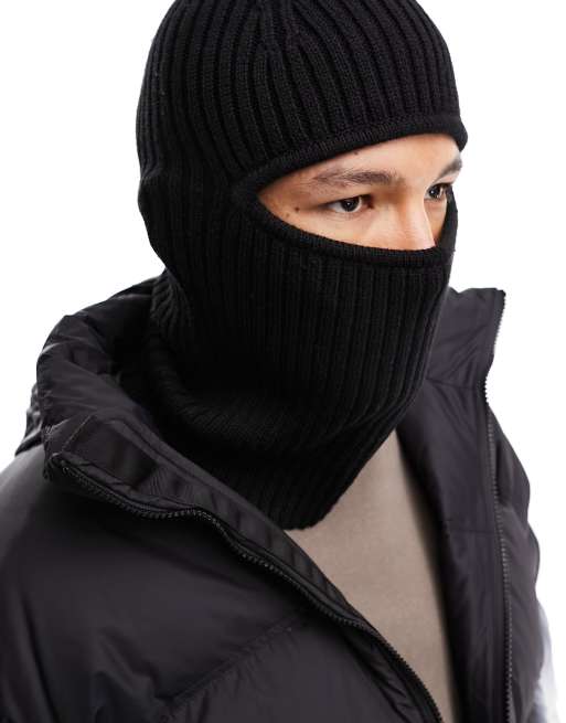 Weekday Bell knitted balaclava in black | ASOS