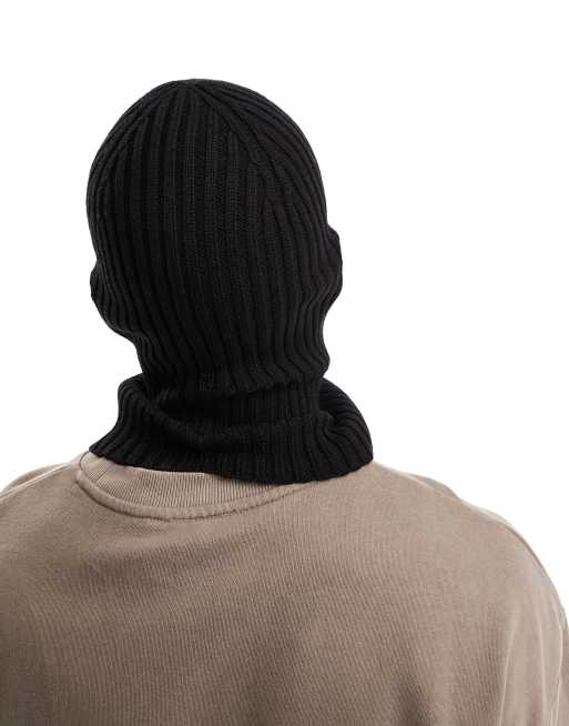 Weekday Bell knitted balaclava in black | ASOS