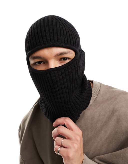 Weekday Bell knitted balaclava in black | ASOS