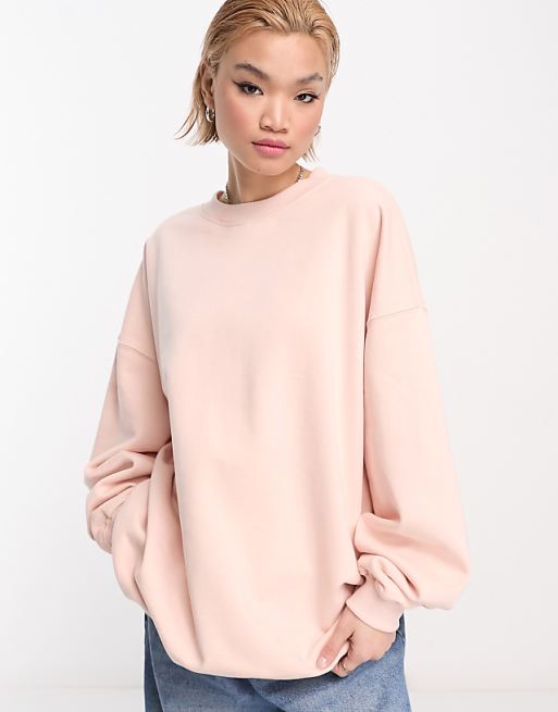 Pink oversized crew neck 2025 Pink oversized crew neck 2025