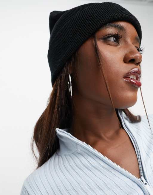 Weekday Ivy beanie in black | ASOS