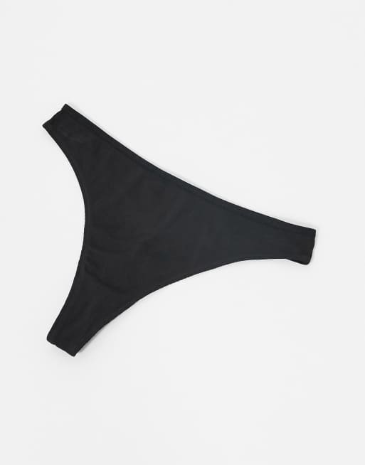 Weekday Julie lingerie set in black | ASOS