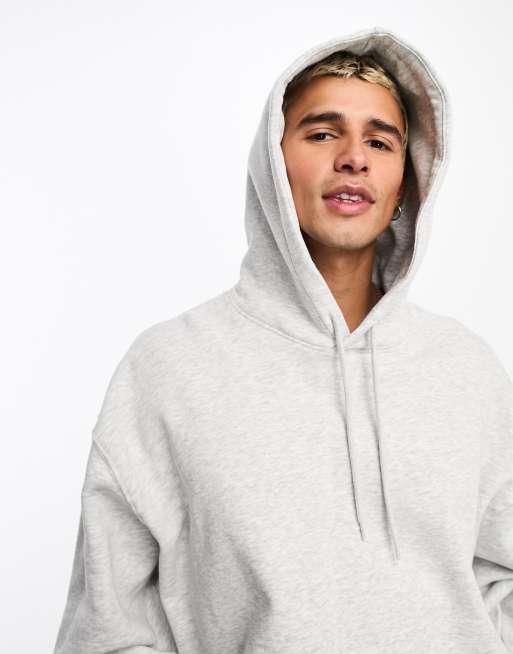 Weekday Oversize Kapuzenpullover In Grau Asos