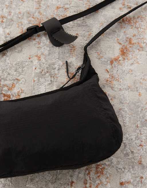 Weekday ripstop tech cross body bag in black | ASOS