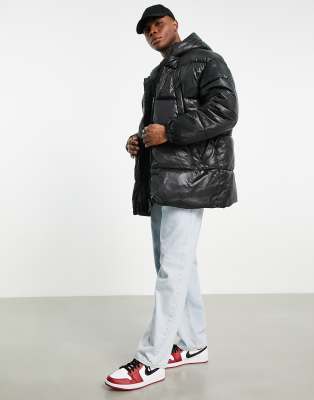 Weekday - Ruben - Doudoune oversize - Noir | ASOS