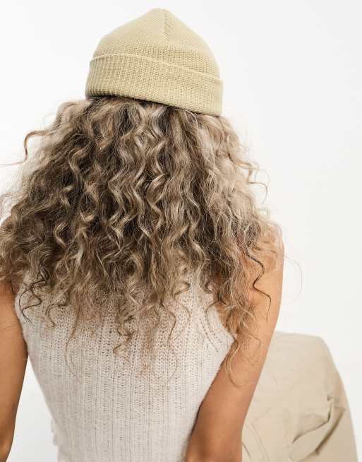 Weekday Stan fisherman beanie in beige | ASOS