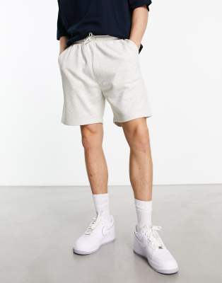 Weekday standard shorts in light grey melange | ASOS