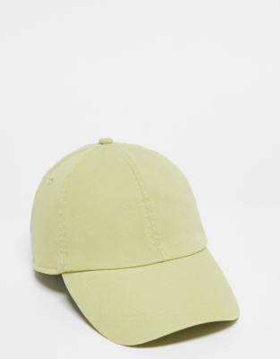 Weekday Unisex Essential cap in khaki green exclusive to ASOS | ASOS