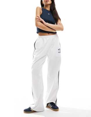 Weekend Collective oversized wide leg trackies with stripe | ASOS