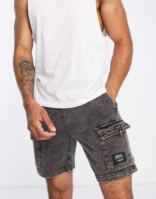 WESC cargo shorts in grey | ASOS