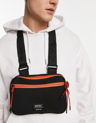 WESC crossbody bag in black | ASOS