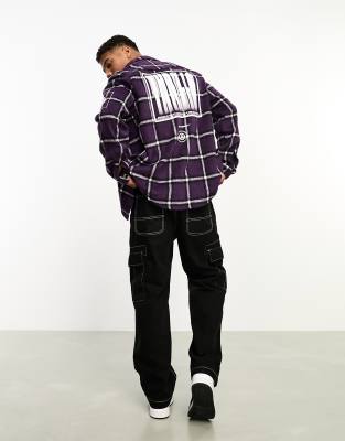 Wesc Long Sleeve Check Shirt In Black | ModeSens