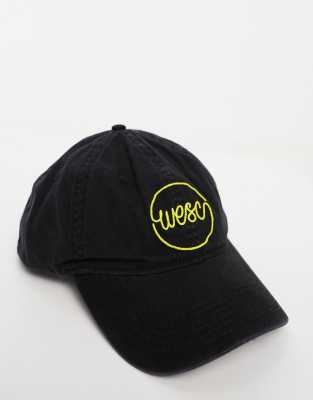 Wesc Script Logo Baseball Cap In Black | ModeSens
