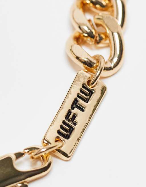 WFTW chunky drip chain in gold | ASOS