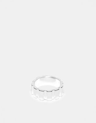 WFTW cog ring in silver | ASOS