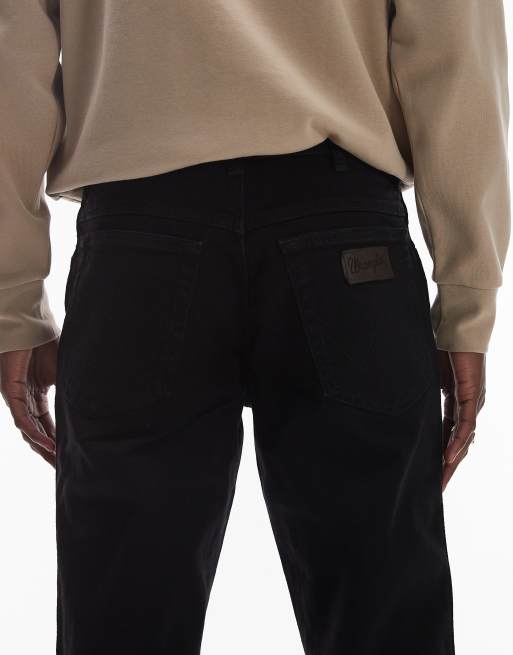 Wrangler Texas straight fit jeans in black | ASOS