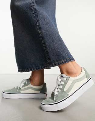 Zapatillas de deporte bajas en 2 tonos sombra Sk8-Low de Vans | ASOS