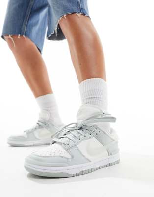 Zapatillas de deporte blanco hueso y grises Dunk Low Twist de Nike | ASOS