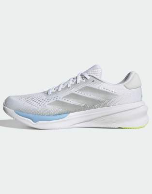 Zapatillas de deporte blanco nube, plateado mate y azul luminoso ...