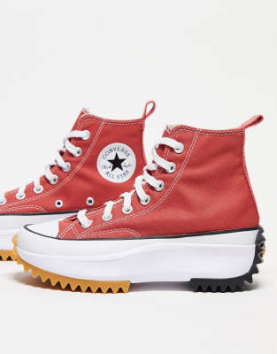 Zapatillas de deporte hi-top rojas Run Star Hike Hi de Converse | ASOS
