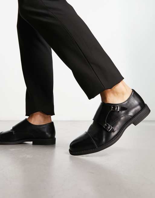 Zapatos Monk Negros De Vestir De Truffle Collection Asos